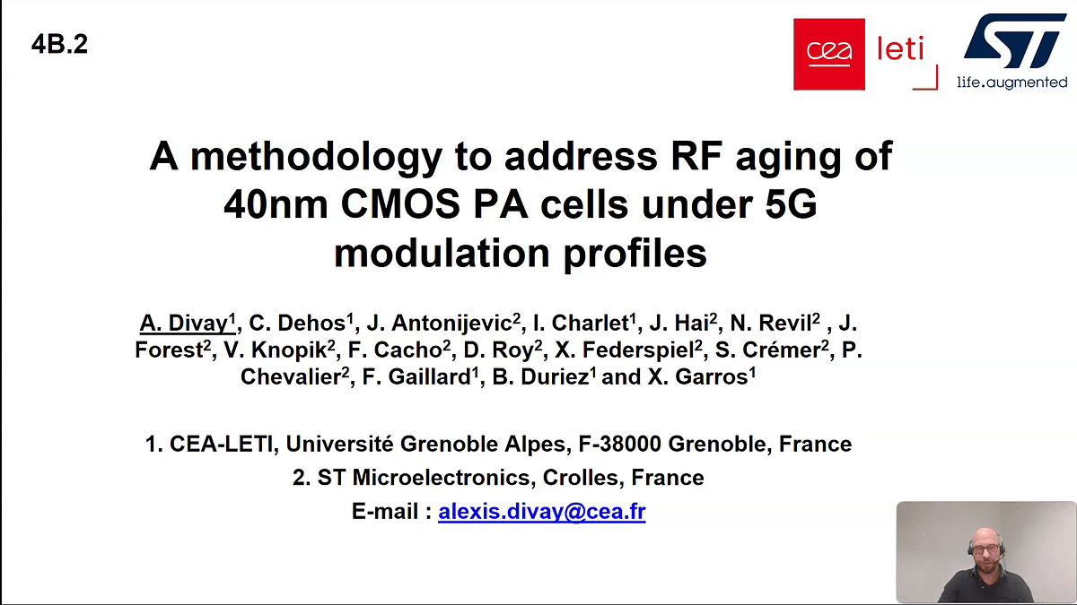 Underline | A Methodology to address RF aging of 40nm CMOS PA cells under 5G mmW modulation profiles