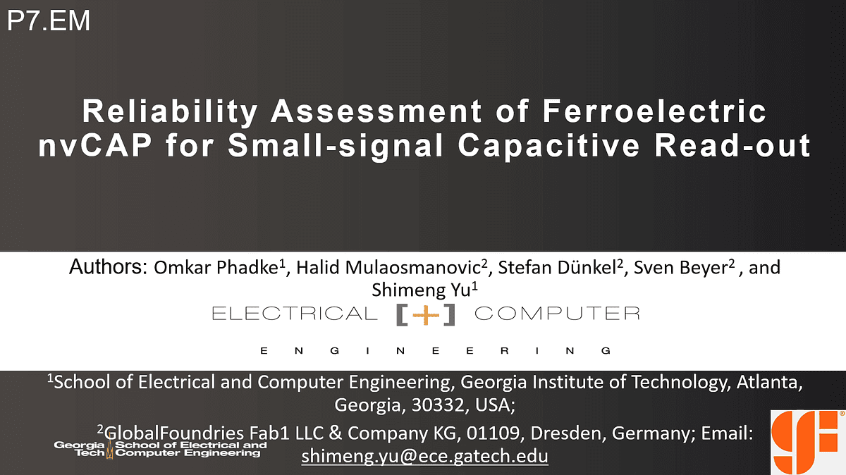 Underline | Reliability Assessment of Ferroelectric nvCAP for Small-signal Capacitive Read-out