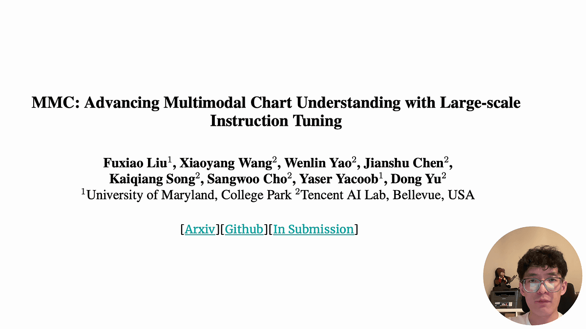 Underline | MMC: Advancing Multimodal Chart Understanding with Large-scale Instruction Tuning