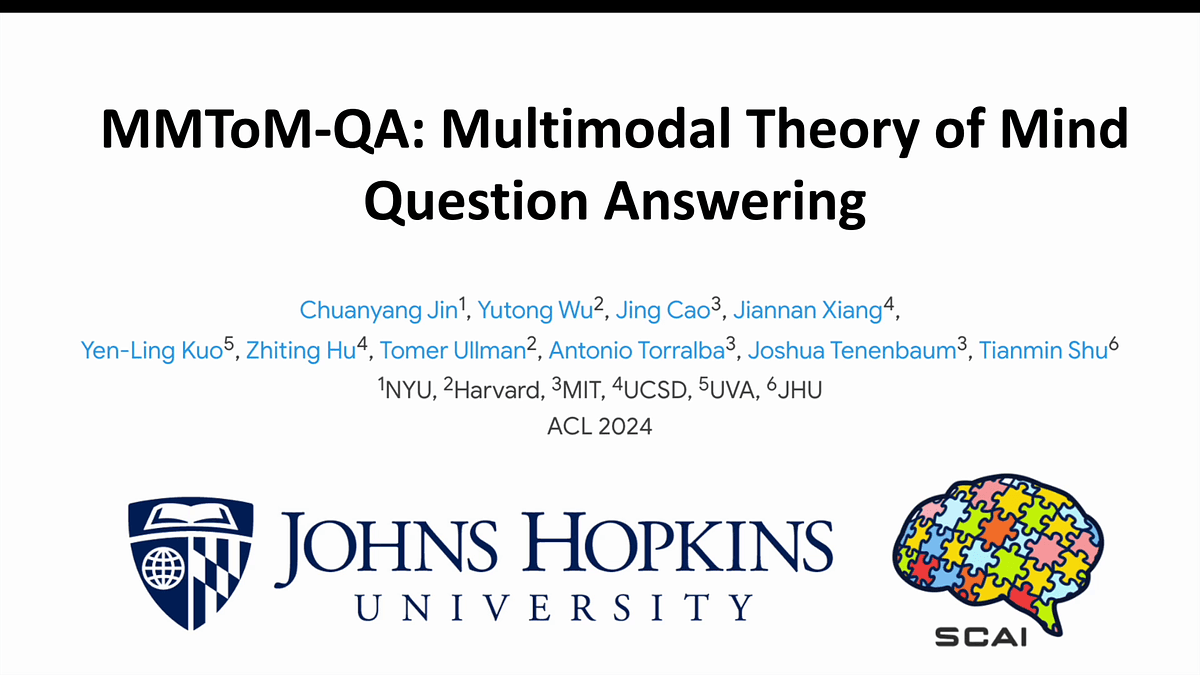 Underline Mmtom Qa Multimodal Theory Of Mind Question Answering