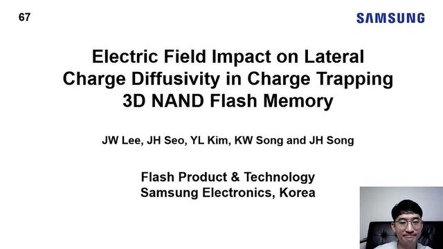 Electric Field Impact On Lateral Charge Diffusivity In Charge Trapping 3d Nand Flash Memory