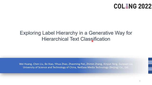 Underline Exploring Label Hierarchy In A Generative Way For