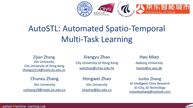 Underline Autostl Automated Spatio Temporal Multi Task Learning