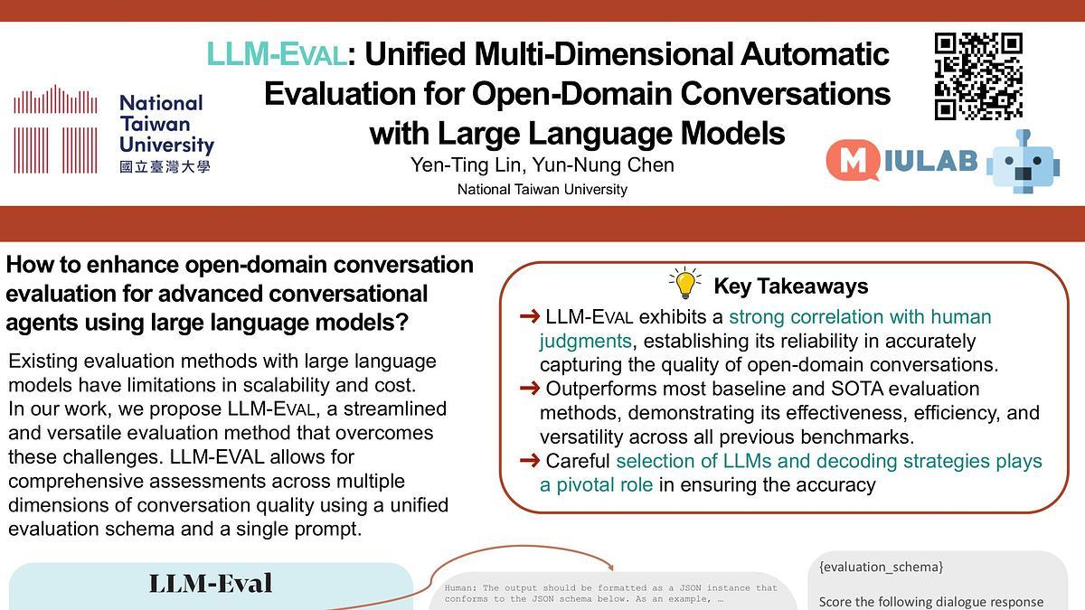 Underline Llm Eval Unified Multi Dimensional Automatic Evaluation For Open Domain