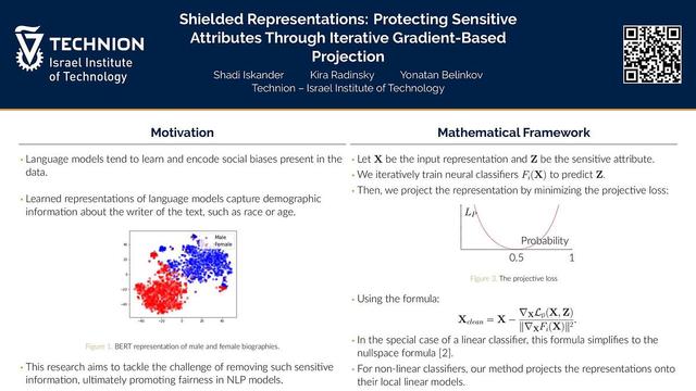 Underline Shielded Representations Protecting Sensitive Attributes